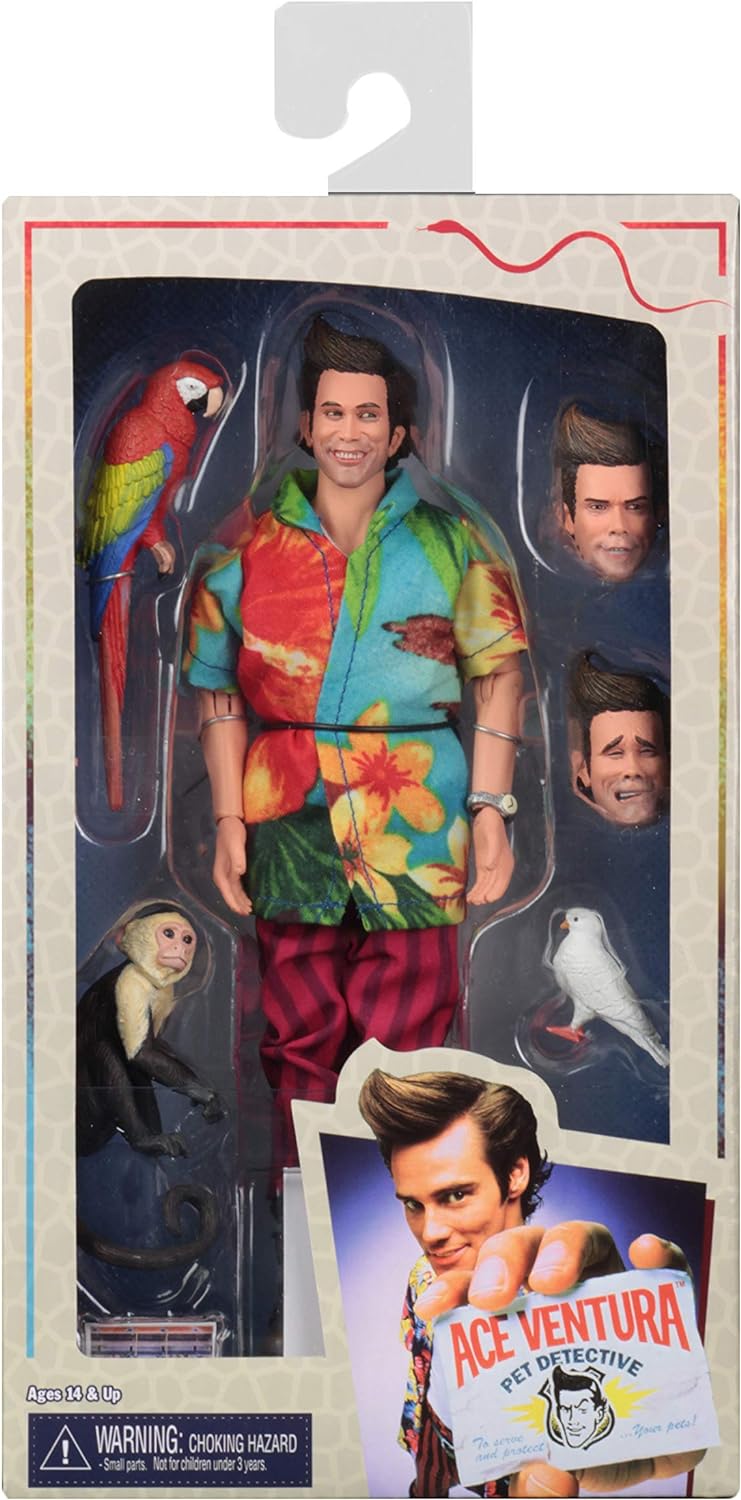 NECA Ace Ventura: Pet Detective - 8" Clothed Action Figure - Ace Ventu ...