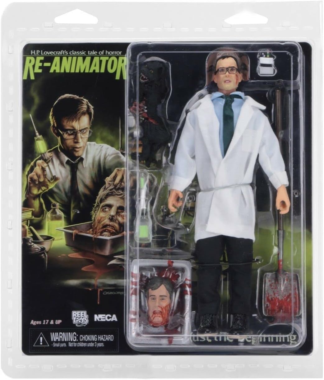 NECA - Re-Animator - 8" Clothed Action Figure - Herbert West – Uptown 2000